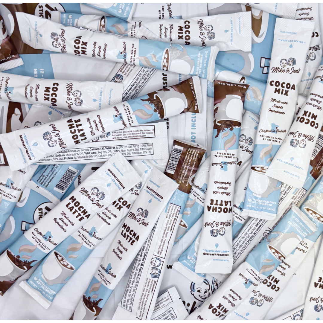 NOW AVAILABLE: Single Serve Sticks! – Mike and Jen's Cocoa Wholesale